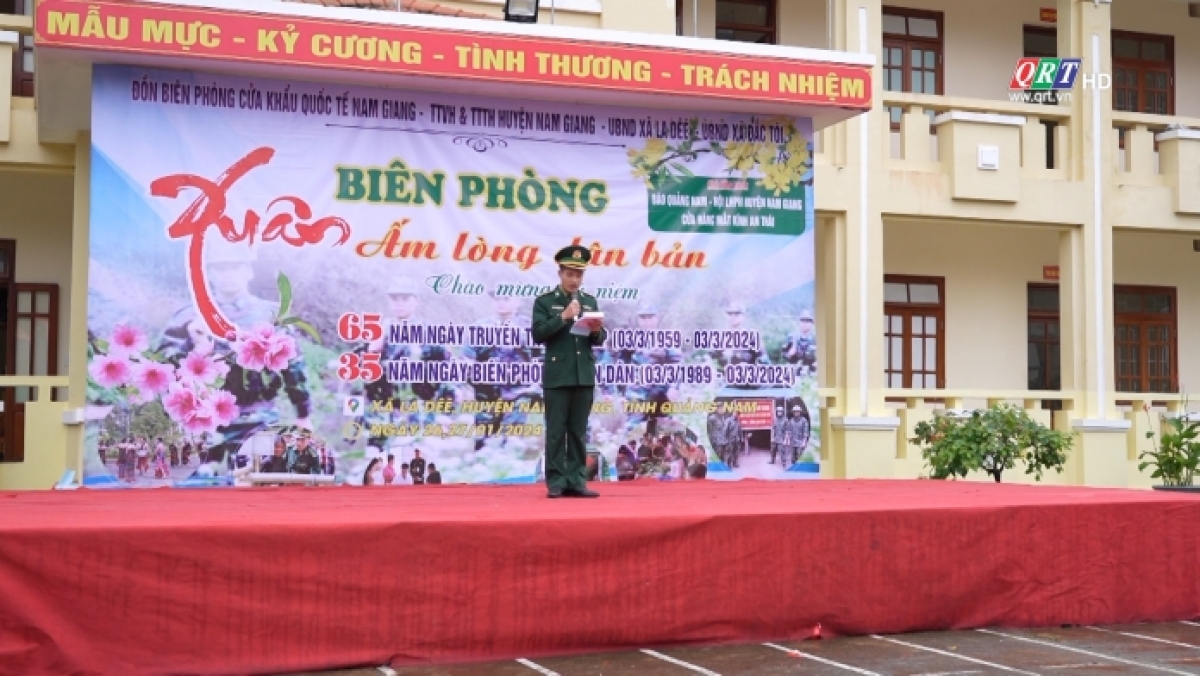 ĐỒN BIÊN PHÒNG CỬA KHẨU QUỐC TẾ NAM GIANG (QUẢNG NAM) XƠỢNG BHRỢ LIÊM ...